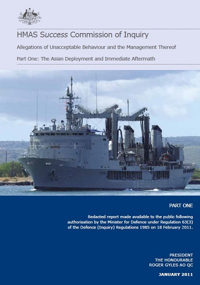 HMAS Success Commission of Inquiry | Defence