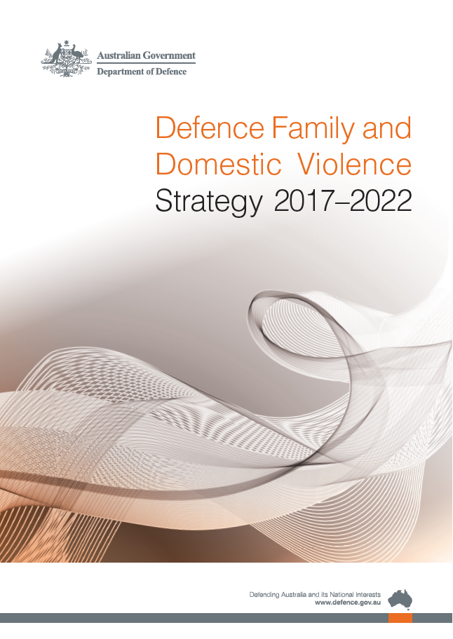 Defence Family and Domestic Violence Strategy 2017-2022 | About | Defence
